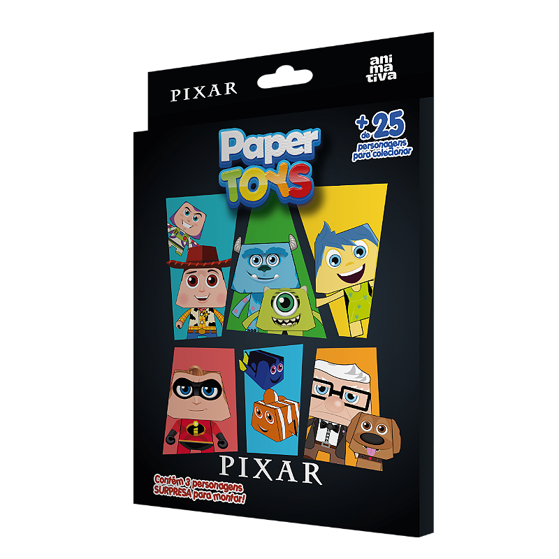 Paper Toys Pixar Disney Surpresa - Animativa - Os melhores produtos de ...