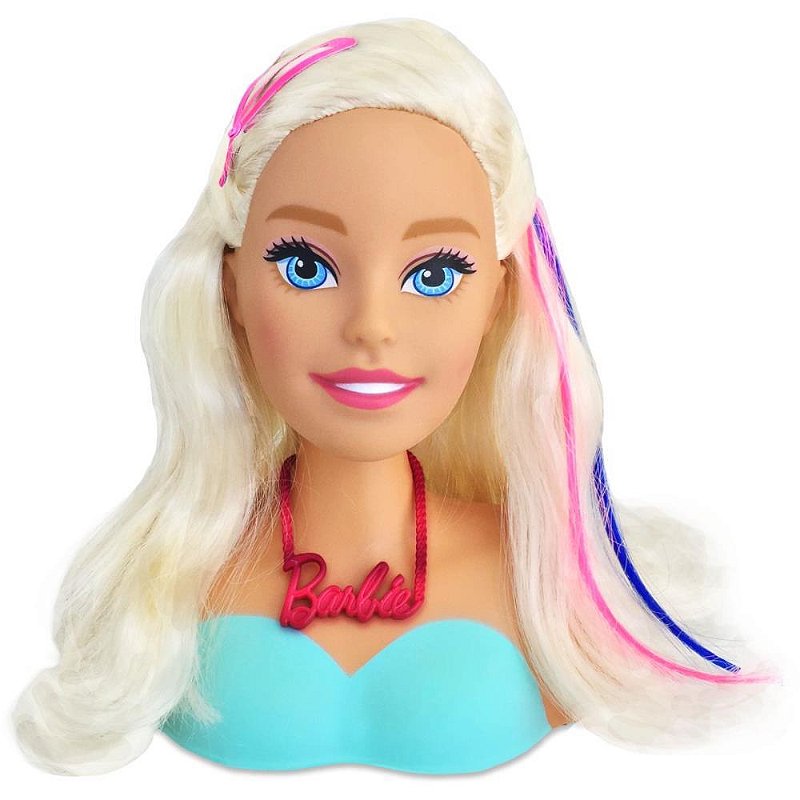 Boneca Barbie Styling Head Core - Pupee Brinquedos - Papelaria Toledo