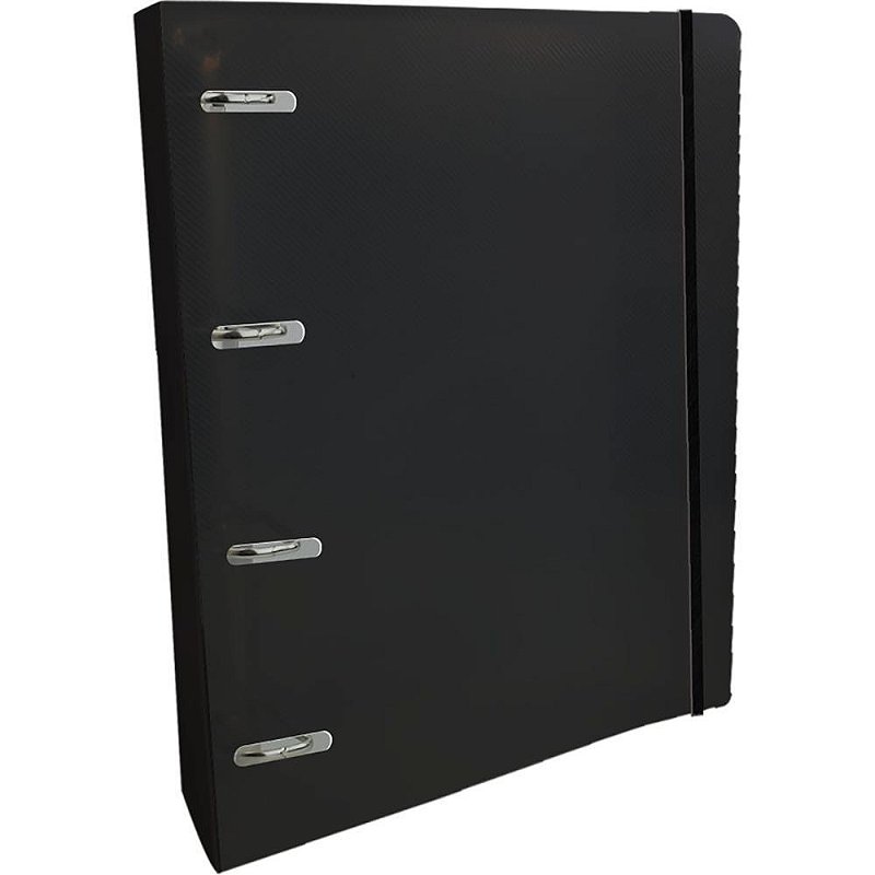 Fichario de pvc all black completo c/elastico - dac (unidade ...
