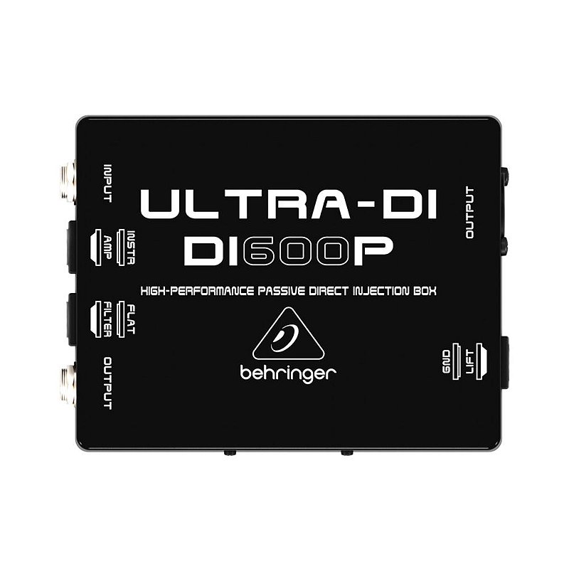 Direct Box Passivo Behringer Di600p Ultra-Di - BHGuitar | As Melhores ...