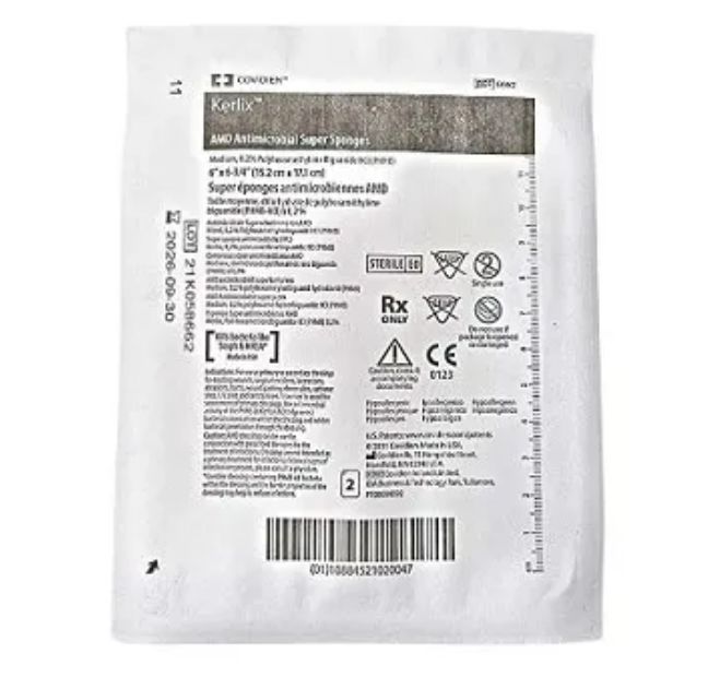 Compressa Kerlix Antimicrobiana 15cm X 17cm C/2 Unidades Covidien ...