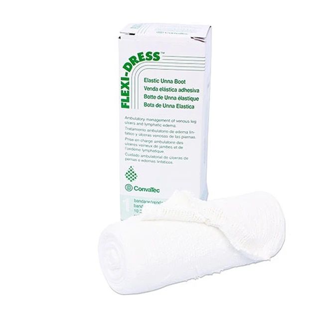 Bandagem Bota De Unna Flexi-Dress 10,16cm X 9,14m Convatec - Cirúrgica ...