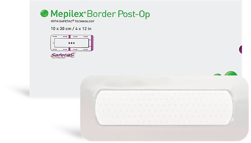 Curativo Mepilex Border Post Op 10x20cm Molnlycke - Cirúrgica Ultramed ...