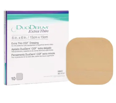 Curativo Hidrocoloide DuoDerm Extra Fino 15cm X 15cm Unidade Convatec ...
