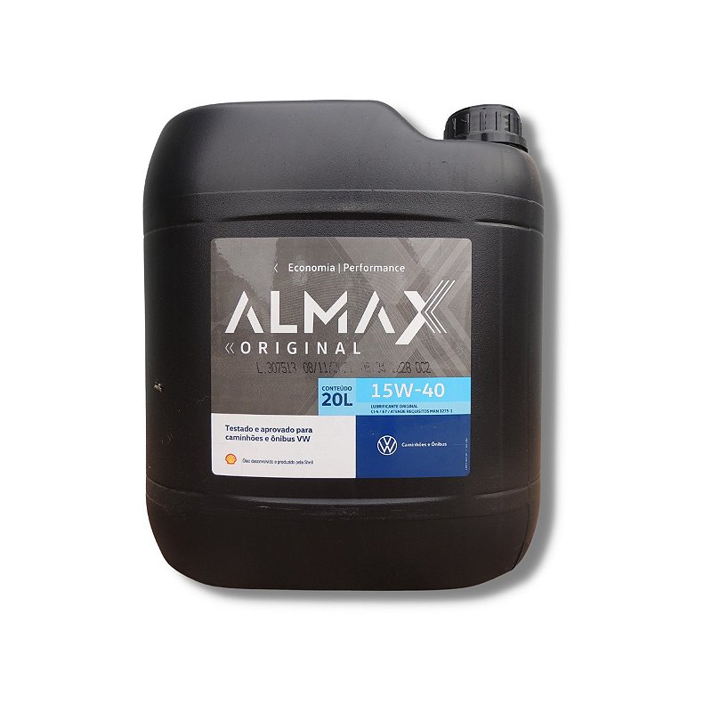 Óleo Shel Almax 15w40 Original Volkswagen 20l - Futura Caminhões ...