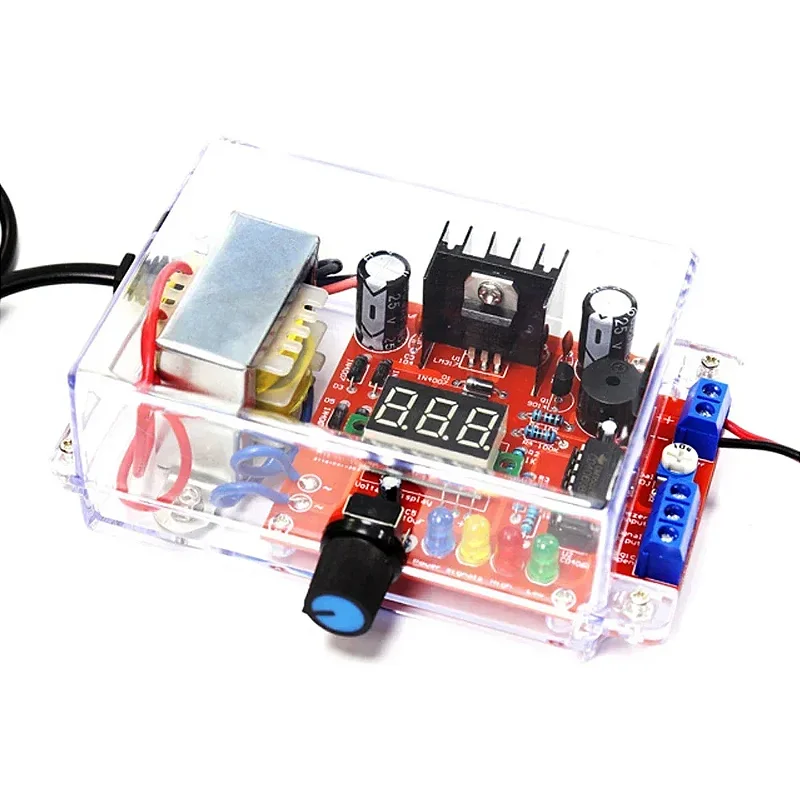 Kit Fonte Ajustável Desmontada Lm317 - 110V - Eletrônica Fácil Educacional