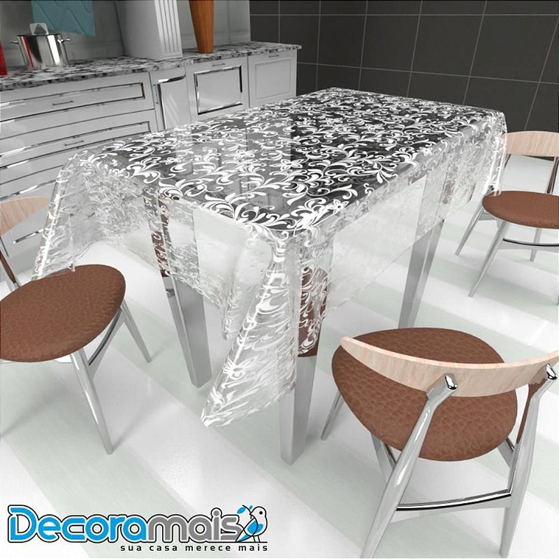 Plástico Estampado Decoramais Arabesco 1,40m X 30m - Beleza e Proteção ...