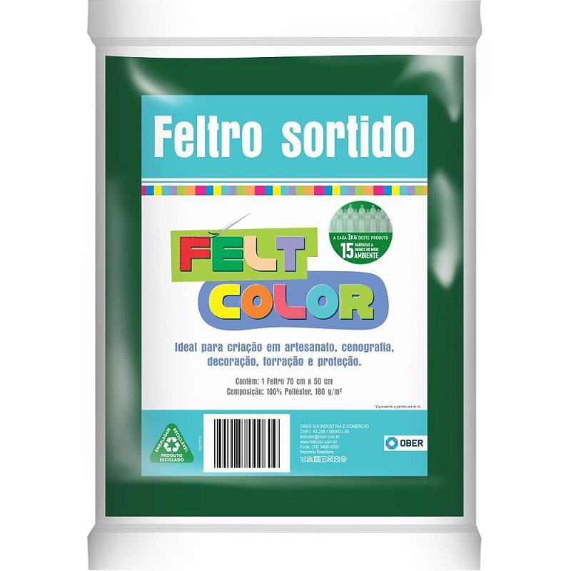 Feltro 70X50CM 180G VD Bandeira - TK Shopping – A Maior Papelaria ...