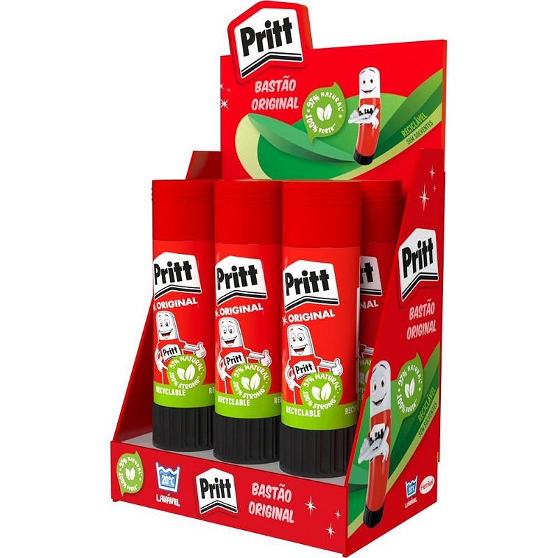 Cola em Bastão Pritt 20g - Pacote com 6 Unidades - TK Shopping – A ...