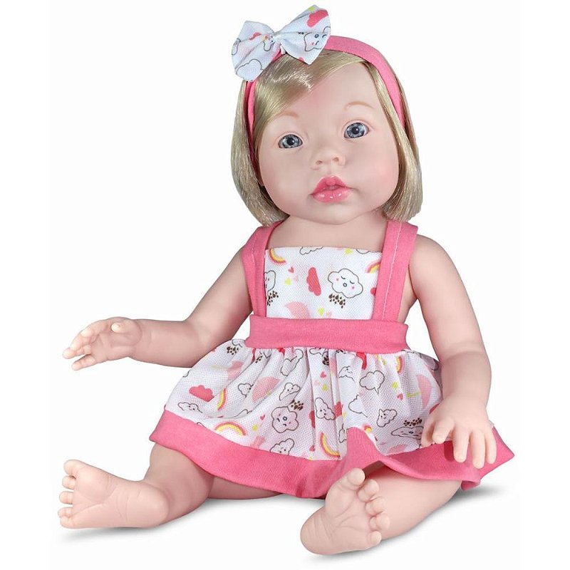 Boneca Realist Small Loira 37,5cm em Vinil – Realismo e Qualidade - TK ...