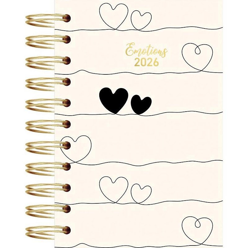 Agenda 2026 Emotions ESP CD 100X150 160FLS (7890265913824) - TK ...