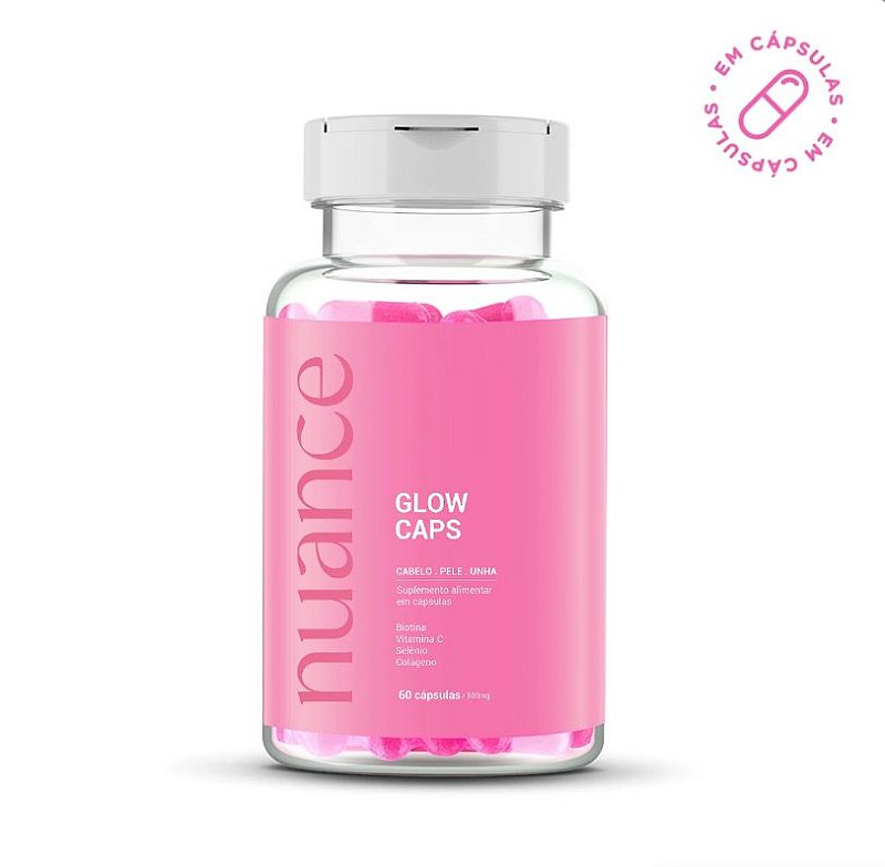 Glow Caps 60Un Nuance - BY BEAUTY Cosméticos - Cuidar da sua beleza, cuidar de você