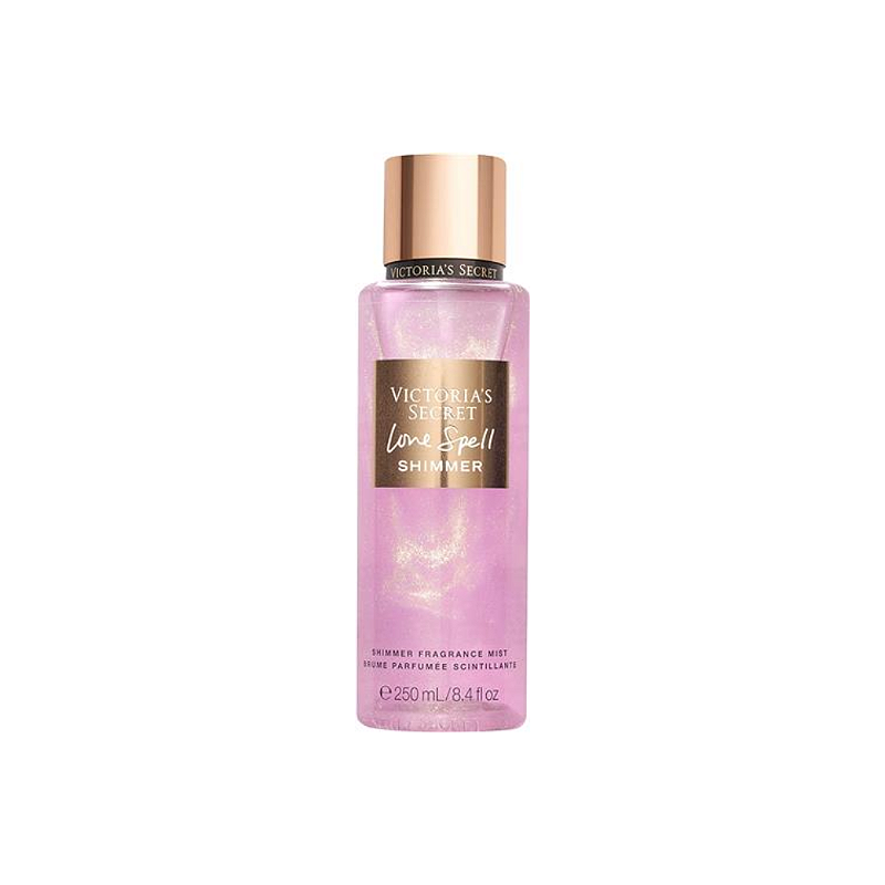 Body Splash Love Spell Shimmer Victoria's Secret 250ml - Naudia Perfumaria