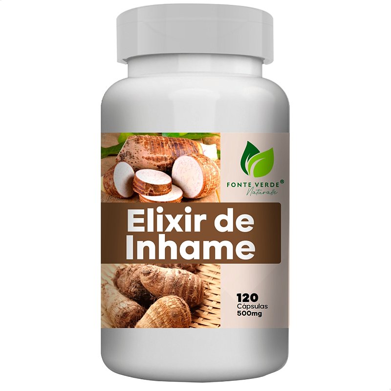 Elixir de Inhame 120 Cáps - Fonte Verde - Orbis Vita