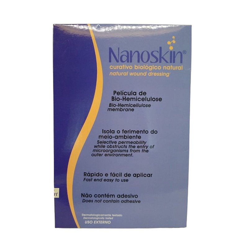 Nanoskin Curativo Biológico 10x10cm (Un) - Woc.Care