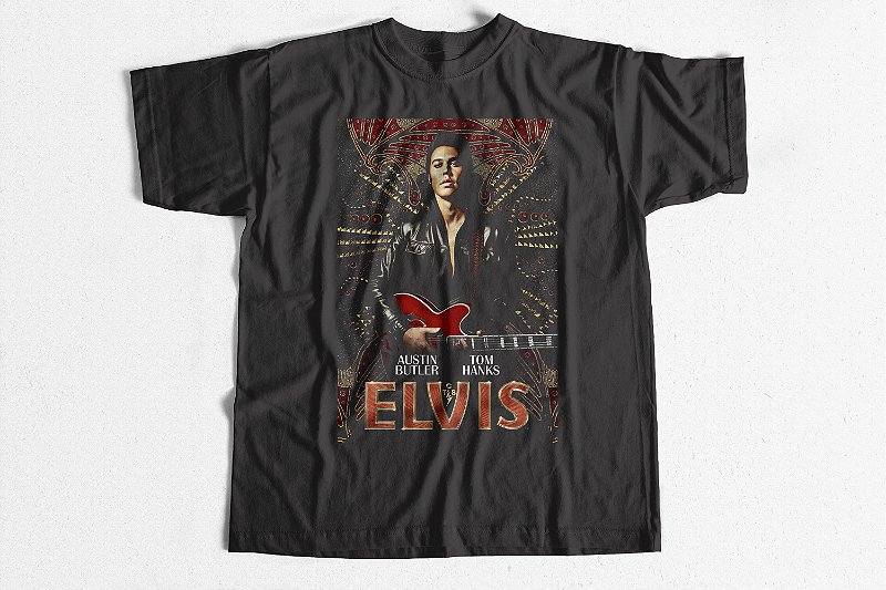Camiseta Elvis - Camisa 1 - Cine Clássicos Camisetas - Camisetas Cinematográficas