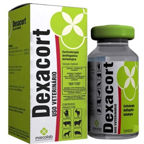 Dexacort Injetável 25 mg/ml Fr 50 mL - Ceva - Kajavet Farmácia Veterinária