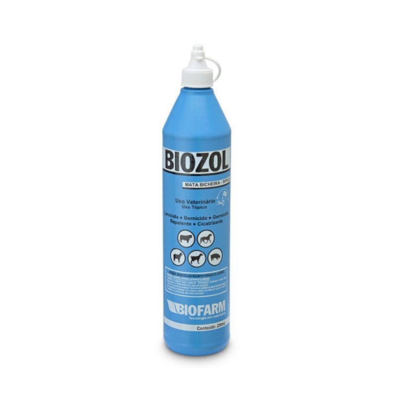 Biozol 250 mL - Biofarm - Kajavet Farmácia Veterinária