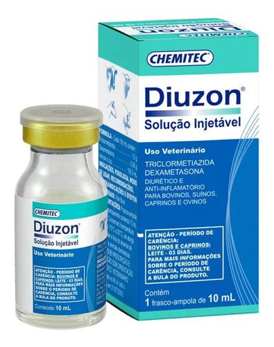 Diuzon Injetável 10 mL - Chemitec - Kajavet Farmácia Veterinária