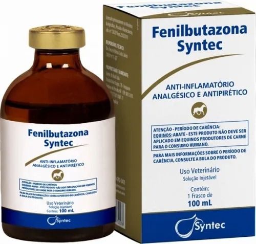Fenilbutazona 100 mL - Syntec - Kajavet Farmácia Veterinária