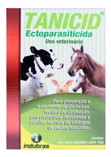 Tanicid Pó 1 Kg - Indubras - Kajavet Farmácia Veterinária