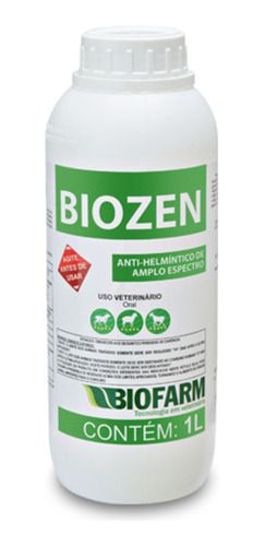 Biozen Oral 1 Lt - Biofarm - Kajavet Farmácia Veterinária