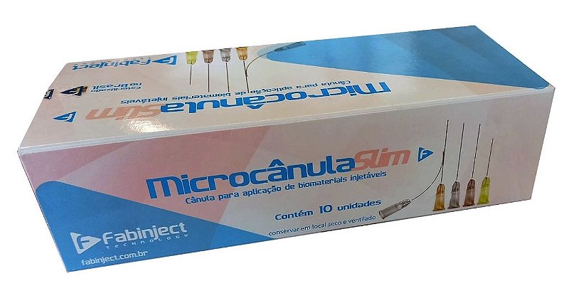 Microcânula slim preenchimento cx com 10 - Fabinject - Dental Caliari