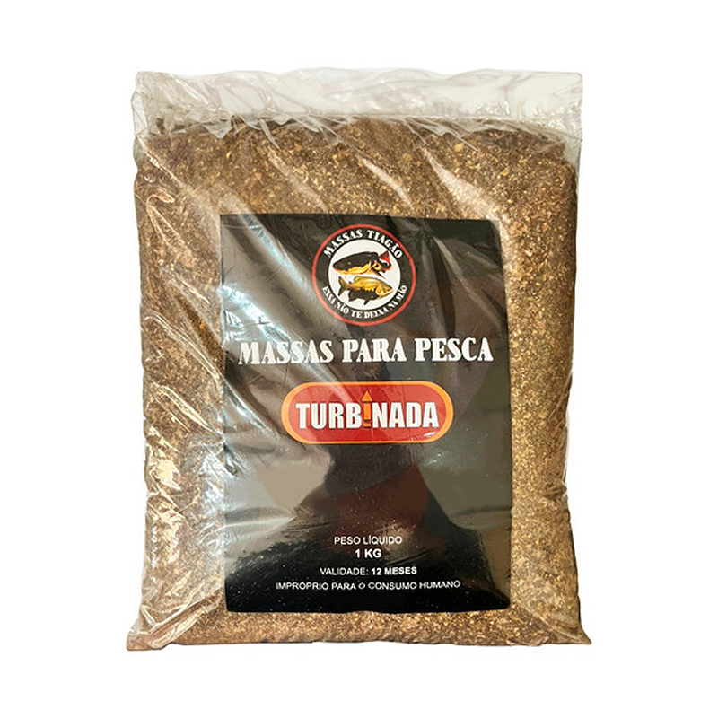 Massa Turbinada 1kg - Massas Tiagão - Ditarde Pesca