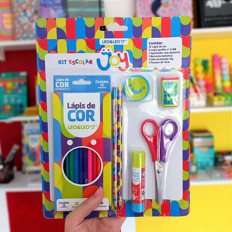 Kit Joy Léo e Léo - Paper Lover Papelaria