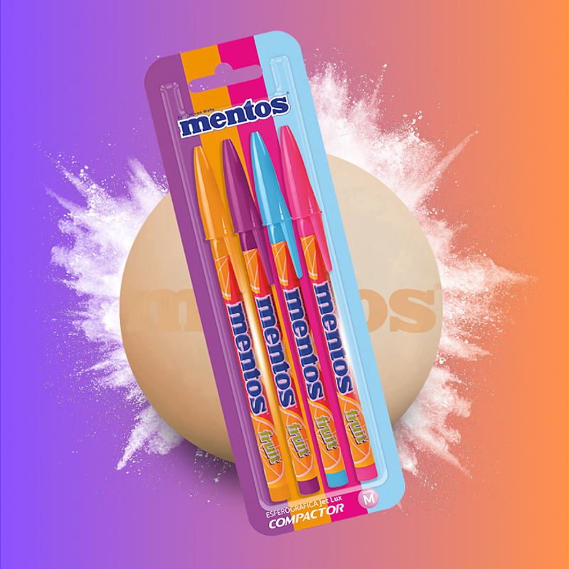 Canetas Mentos - Paper Lover Papelaria