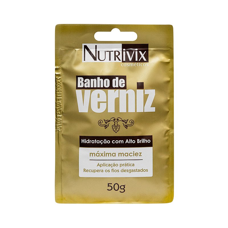 SACHÊ NUTRIVIX BANHO DE VERNIZ 50G - Unidade - Nutrivix Cosméticos