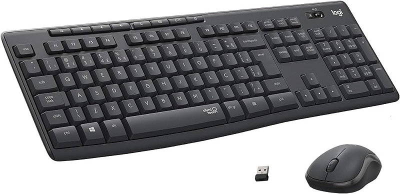 Kit Teclado e Mouse Logitech,Teclado e Mouse Wireless, MK295 Logitech ...