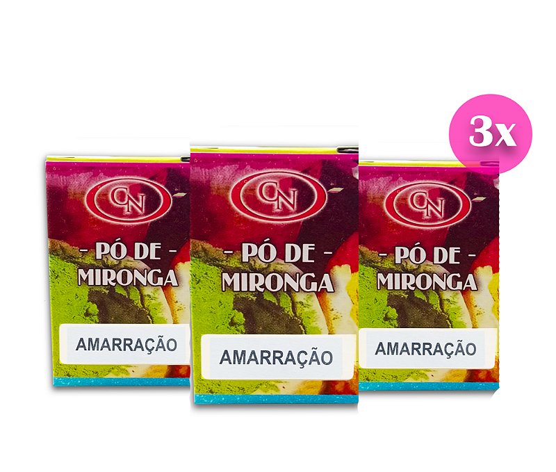 Pó de Mironga Amaração Ritual Completo 3 Un - Flash Mystic