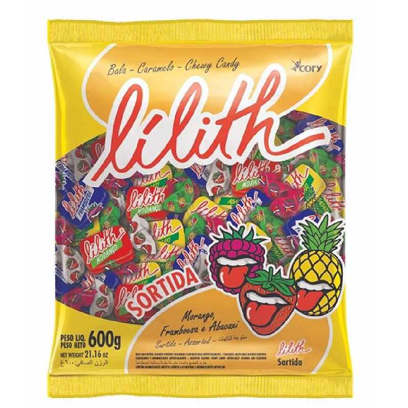 BALA MASTIGAVEL LILITH SORTIDA - 500G - LILITH - Loja do Abençoado ...