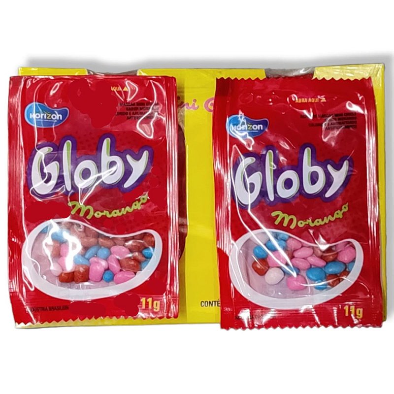 SACHÊ MINI CHICLETE 11G COLORIDO XCLÉ SABOR MORANGO - 24 UNIDADES ...