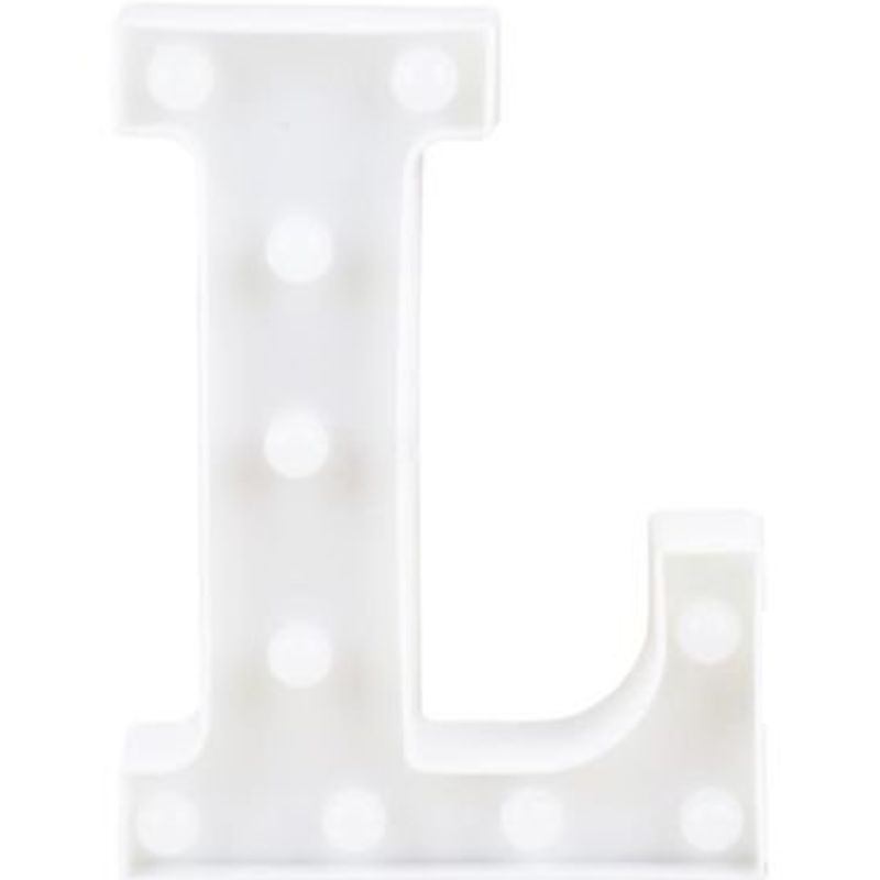 LETRA LED DECORAÇÃO FESTA - L - 01 UNIDADE - CROMUS - Loja do Abençoado ...