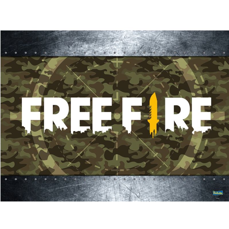 Painel para Decoração para Festa Free Fire - Festcolor - Loja do ...