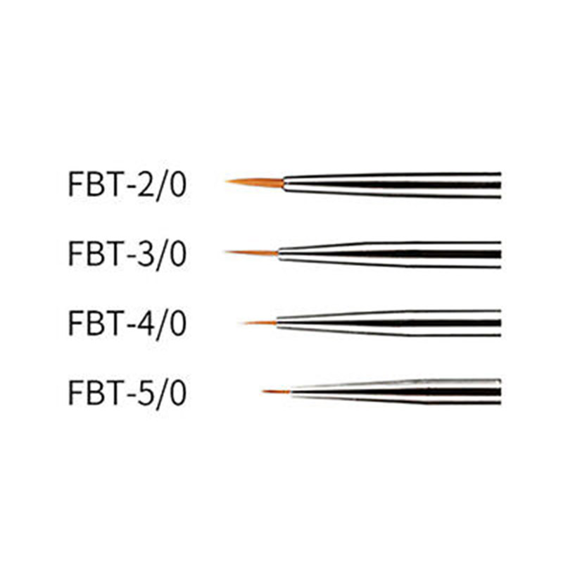 Refil para pincel intercambiável kit FBT-2-3-4-5/0 - Mr. Model Tools