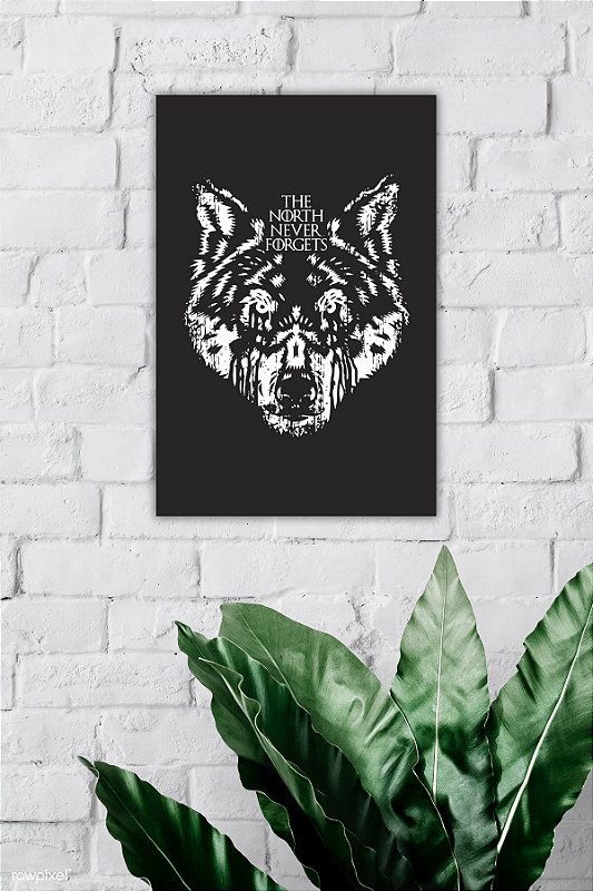 Plaquinha Decorativa | Game of Thrones | The North Never Forgets - Make ...