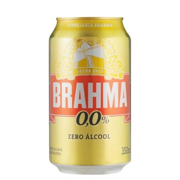 BRAHMA ZERO ALCOOL LATA 350ML - Fernandão Bebidas | As melhores marcas ...