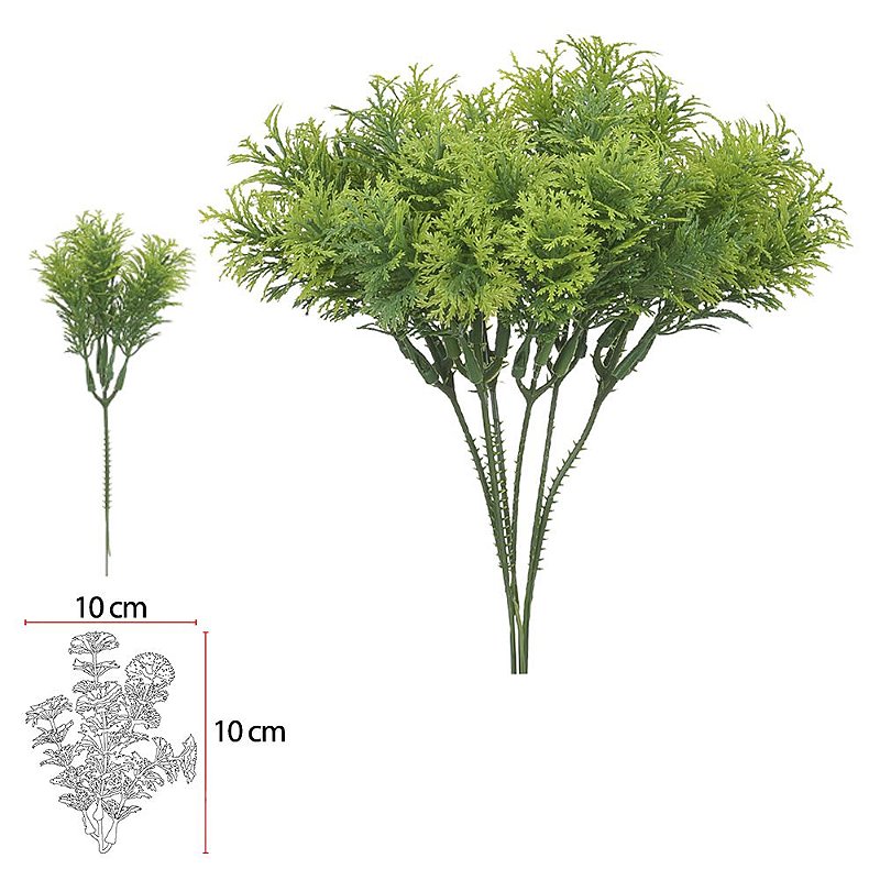 F.PICK GRASS PLT. X5 (VERDE) 20cm (FLORARTE) - Zilar Home