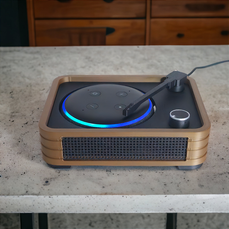 Suporte Alexa Echo Dot 3 Toca Disco: Não abafa o microfone - Home Decor ...
