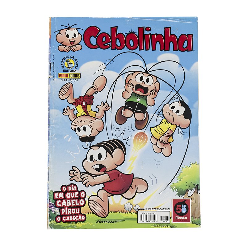 Cebolinha: O dia em que o cabelo pirou o... | Sebo Caravelas - Sebo ...