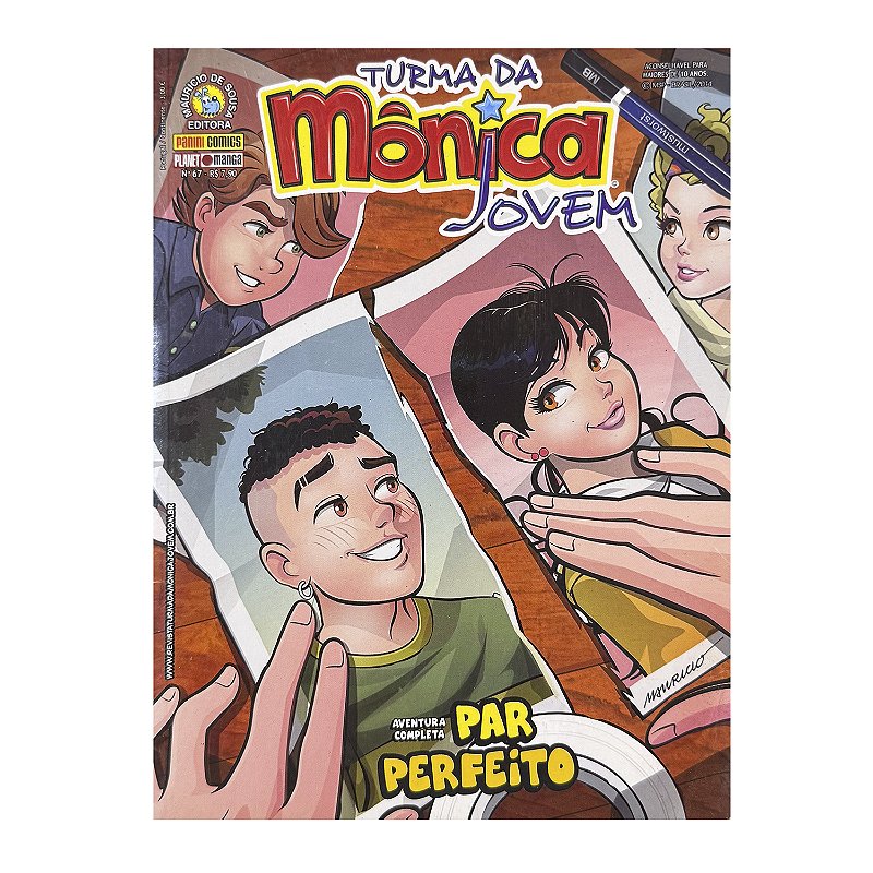 Turma da Mônica Jovem: Par perfeito - Nº 67 | Sebo Caravelas - Sebo ...