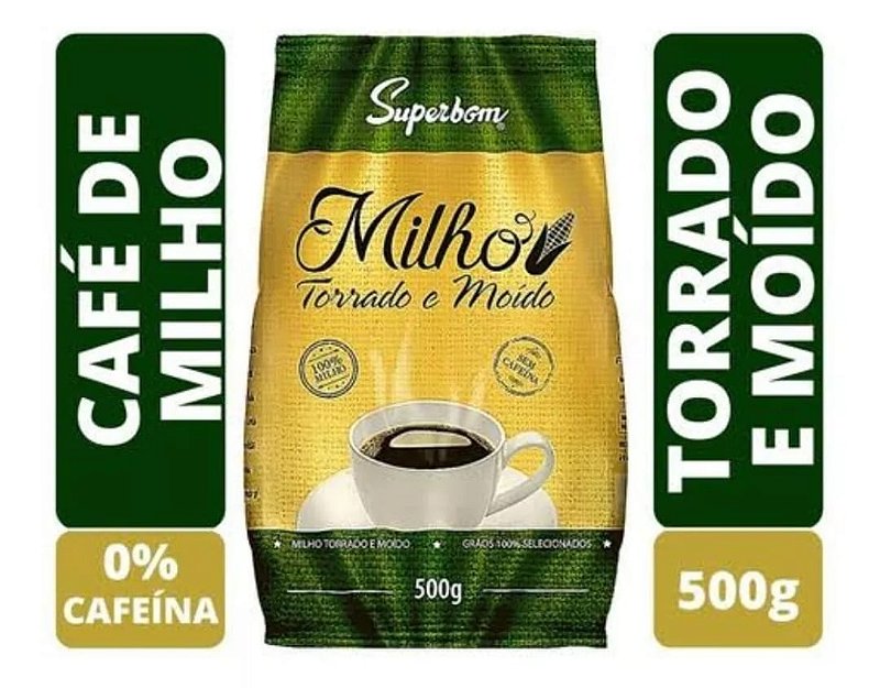 Milho Torrado e Moído 500g - NOSSA NATURA-Produtos 100% Naturais