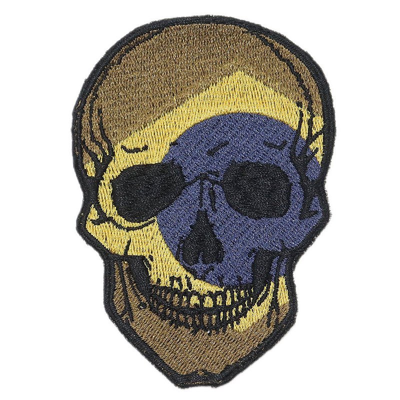 Patch Bordado Caveira Brasil 10x7cm - Route Shirts