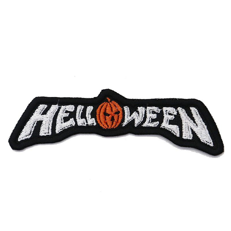 Patch Bordado Banda Helloween 10x2cm - Route Shirts