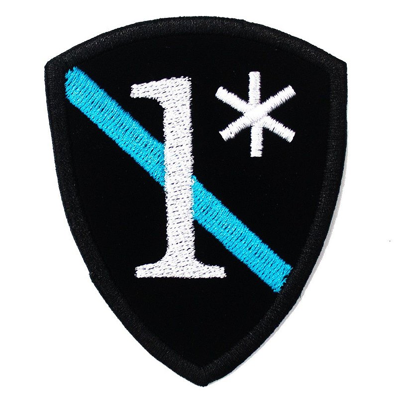 Patch Bordado Militar One Asterisk 7x5cm - Route Shirts