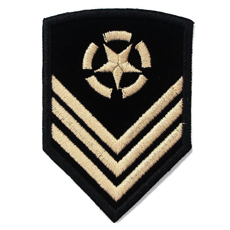 Patch Bordado Militar Divisa 8x5,5cm - Route Shirts
