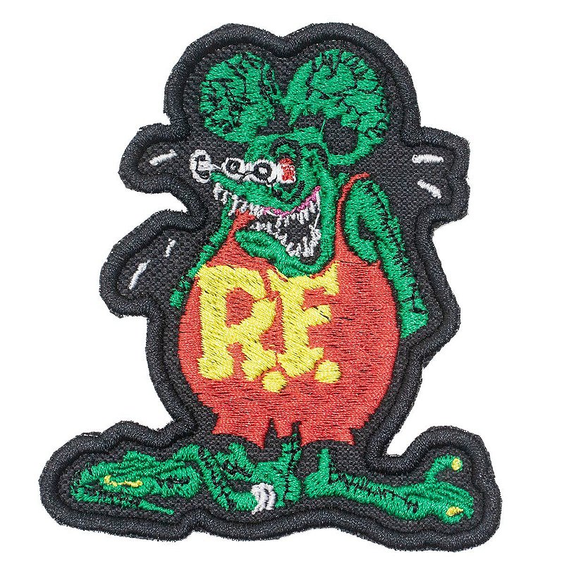 Patch Bordado Cartoon Rat Fink 9x8cm - Route Shirts